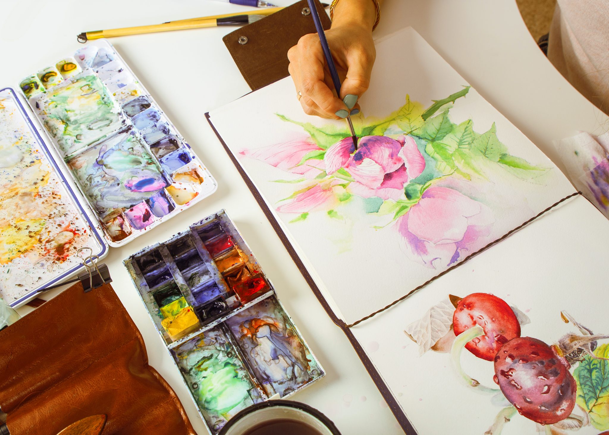 Fundamentos y técnicas básicas de la acuarela - ArteEscuela.com