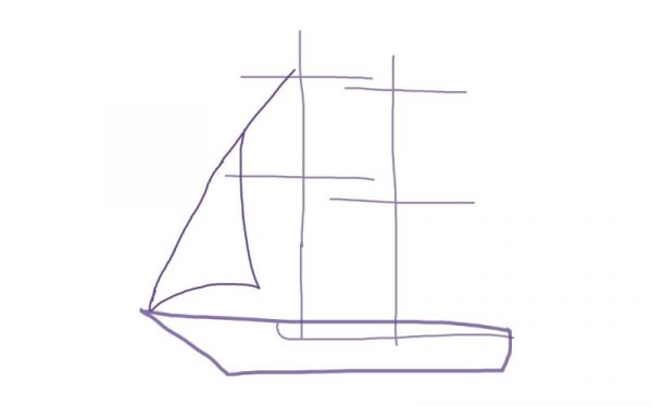⛵ How To Draw A Boat Step By Step 👉ArteEscuela.com