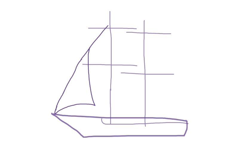 ⛵ How To Draw A Boat Step By Step 👉ArteEscuela.com
