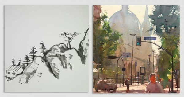 ¿Pintar Con Acuarela O Dibujar Con Acuarela? | ArteEscuela.com